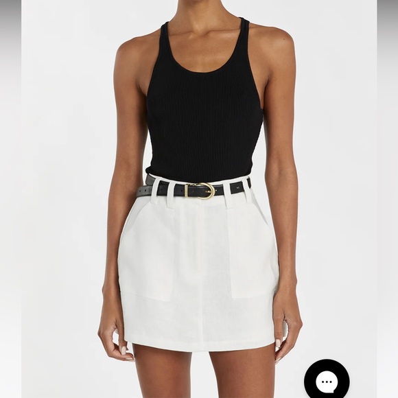 DISSH | Shorts | Dissh Eva Offwhite Linen Skort | Poshmark